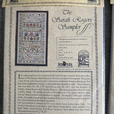 The Chase Sampler mary Starkey Sampler - Etsy