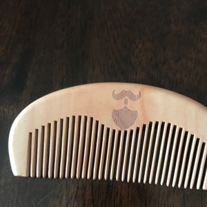LIMITED TIME OFFER Handcrafted Amoora Wood Double-edged Fine-toothed ...