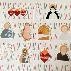 St. Bernadette Soubirous Vinyl Sticker Catholic Sticker - Etsy