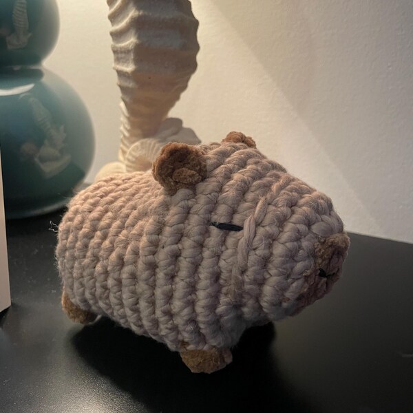 No Sew Capybara Crochet Pattern, Capybara Amigurumi Pattern, Easy ...