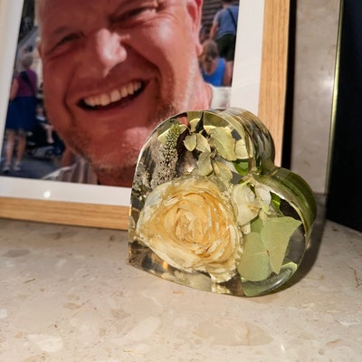 NEW Baby Initial Frame With Dried Flowers, Christening Gifts, Gifts for Girls, Gifts for Boys ...