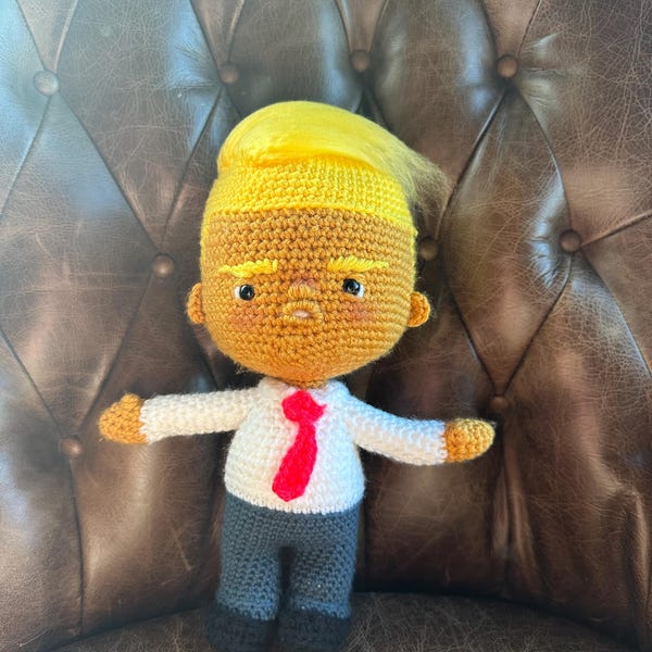 CROCHET PATTERN: Amigurumi-trump Doll - Etsy