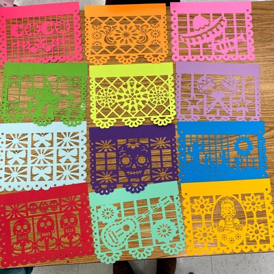 COCO SVG 12 Cutting Files Templates Decorative Flags Paper Cut Papel ...