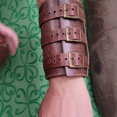 Leather Wrist Wallet Personalized Leather Bracelet With Card - Etsy