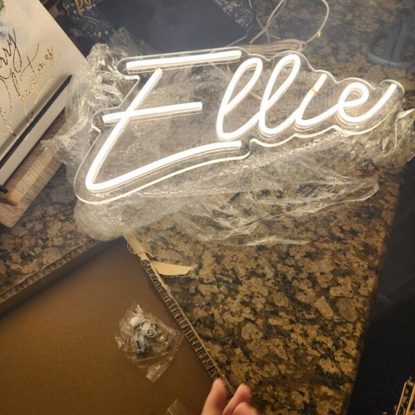 Custom Name Neon Sign|home Decor Wall Decor|wedding Backdrop|wedding ...