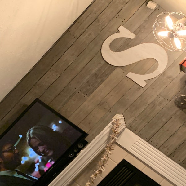 24" Extra Large Letter Wall Decor Oversized Letter Wooden Letter Big ...