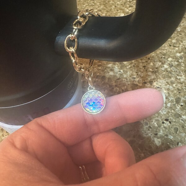 Tumbler Charm - Checkered Heart - Handle Charm - Stanley - Hydrojug ...