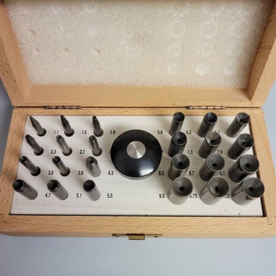 Jewelers 24 Round Bezel Punch Set Stone Setting Ring Setting Jeweler ...