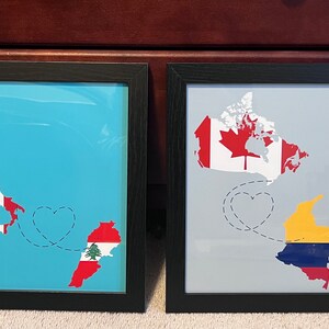 Exchange Student Map Port Washington New York USA - Etsy