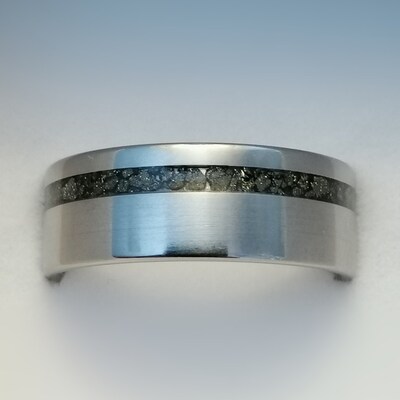 Simple Titanium Ring, Classic Wedding Band, Mens Modern Ring, Womens ...