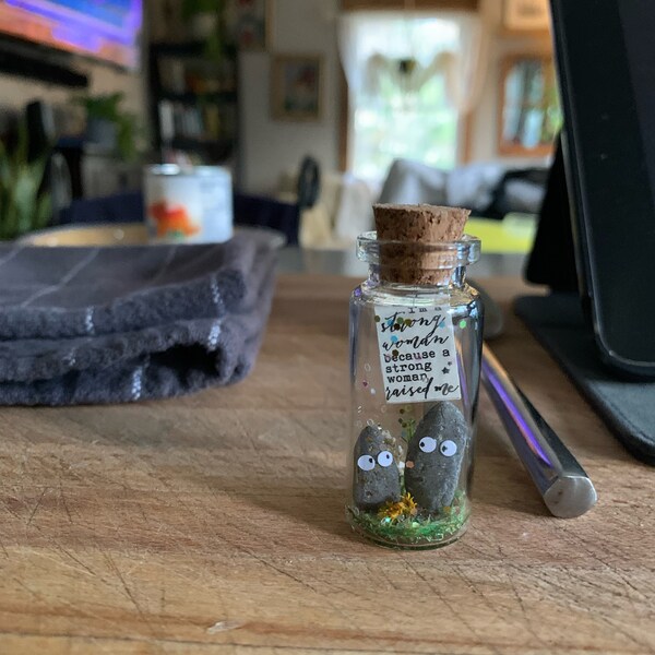 Mothers Day Gift Mothers Day Message in a Bottle Mother and Daughter ...