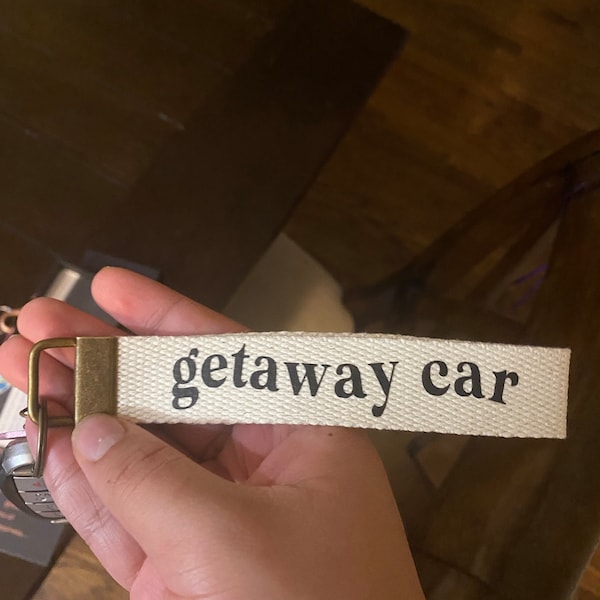 Getaway Car Handmade Wristlet Keychain: Bag Charm/ Travel Gift - Etsy