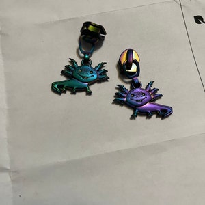 Lion and Tiger Flower Zipper Pull Flower Zip Pulls 7 Colors Size 5 - Etsy