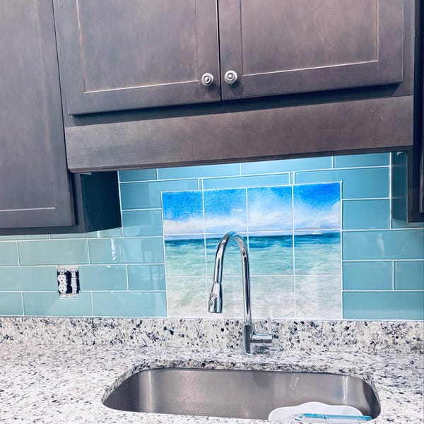 Tempered Glass Stove Backsplash Panel, Stove Back Cover, Kitchen Decor ...