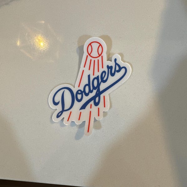 Dodger Stadium Welcome Sign Sticker || Dodgers Gift || Dodgers Sticker ...