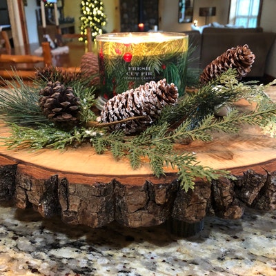 Log Slice Slab for Cake Stand, Cutting Board, Charcuterie, Food Serving ...