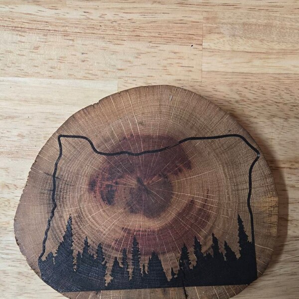 Digital File - Washington State Silhouette With Tree Line - Cut File ...