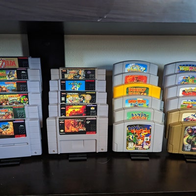 4-pack of Retro Game Stands display 24 Games - Etsy