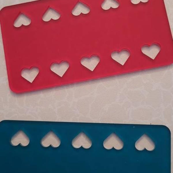 PIPSQUEAKS Acrylic Thread Drops | Floss Drops | Organiser Drop for ...