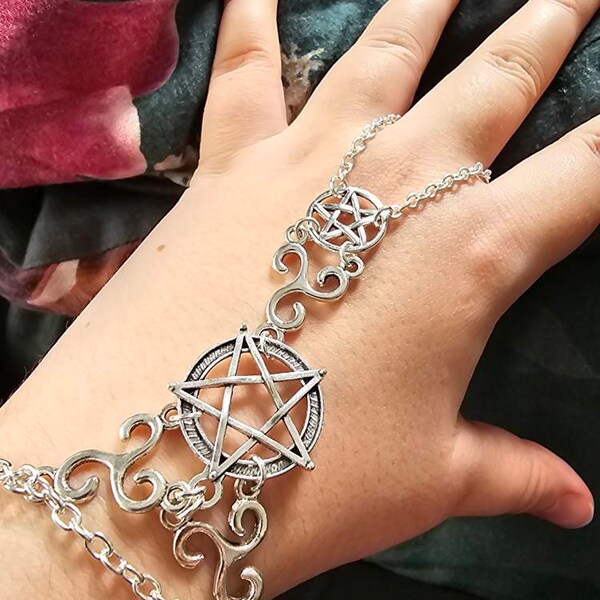 Silver Moon & Stars Belt, Witch Chain Belt, Halloween Costume Jewellery ...