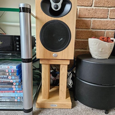 Bespoke Handmade Solid Oak Hi-fi Isolation Platform Plinth Speaker ...