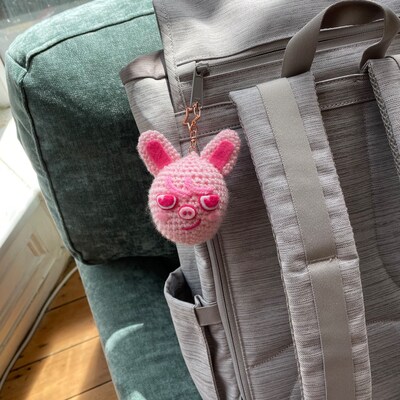 KPOP Ateez Aniteez Sandeoki Choi San Handmade Crochet Keychain Crochet ...