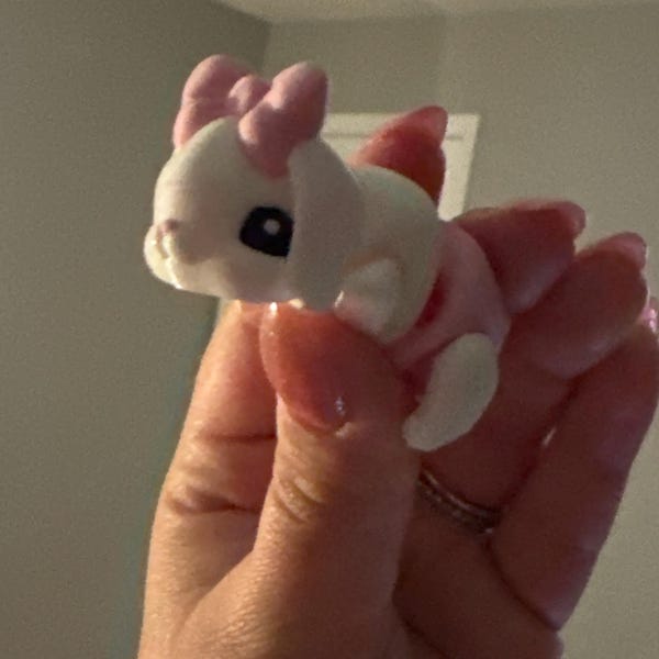 Floppy Ears Bunny | Articulated Fidget Bunny | 3D Printed Bunny ...