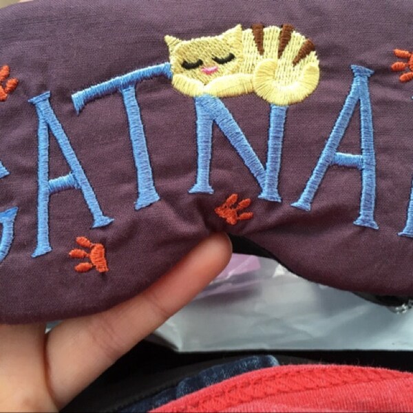 Embroidered Eye Mask for Sleeping, Cute Sleep Mask for Kids, Adults ...