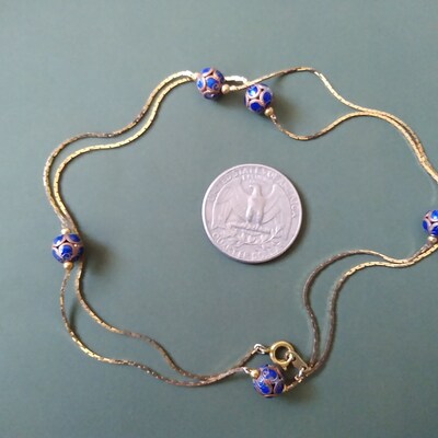 12 Vintage Cobalt Blue Star Sapphire Glass 8mm. Round Smooth - Etsy