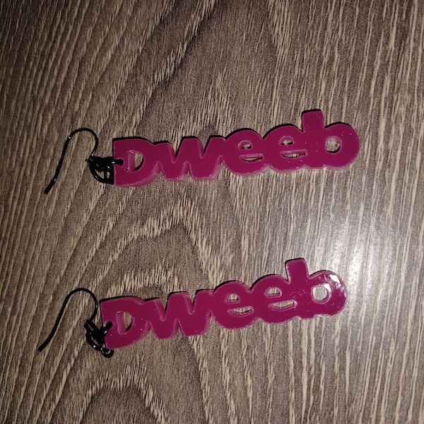 Dweeb 80s Slang Word Necklace - Etsy