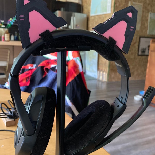 Mecha V2 Cat Ears Headset Attachment – Cyberpunk Steampunk Cosplay - Etsy