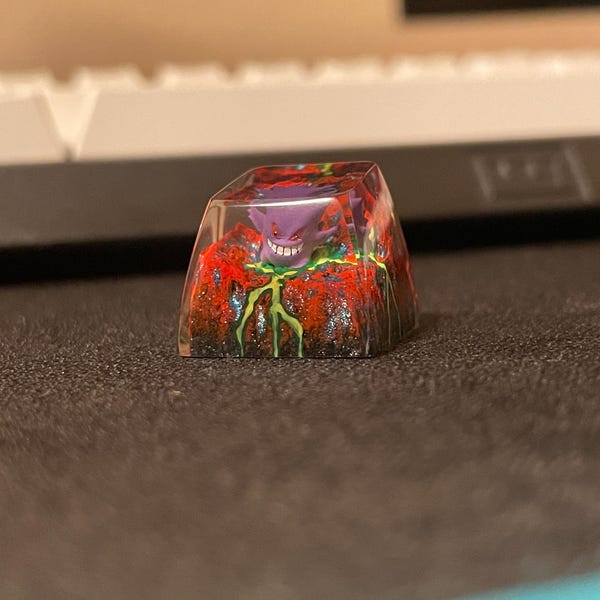 Mystery Forest Keycap, Nature Keycap, Landscape Keycap, Artisan Keycap ...