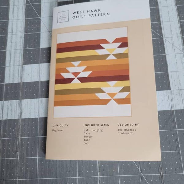 West Hawk Quilt Pattern by the Blanket Statement*rustic Quilt Pattern ...