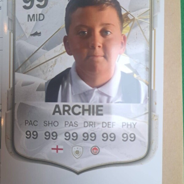 Blank Personalisable 2025 Football Team Player Cards | 15 Designs ...