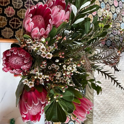 FRESH PICKED Protea Bouquet - Etsy