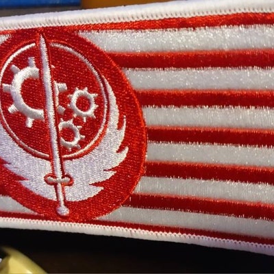 Brotherhood of Steel BOS FLAG Fallout Style Inspired Embroidered ...