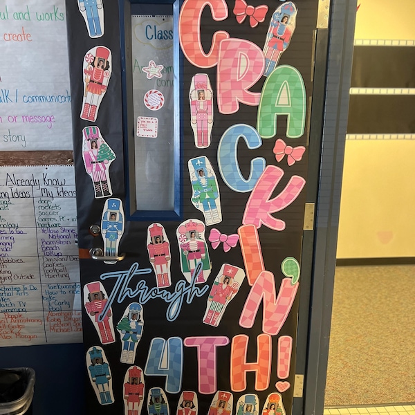 Christmas Classroom Door Decor Nutcracker Classroom Door Decoration ...