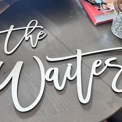 Custom Wooden Wall Name Sign Wood Big Letters Modern Nursery - Etsy Canada