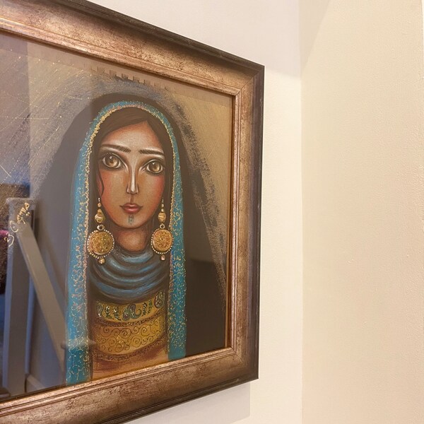 Original Iraqi Art. Acrylic on Canvas Board 25 by 30 Cm. Arabian Art ...
