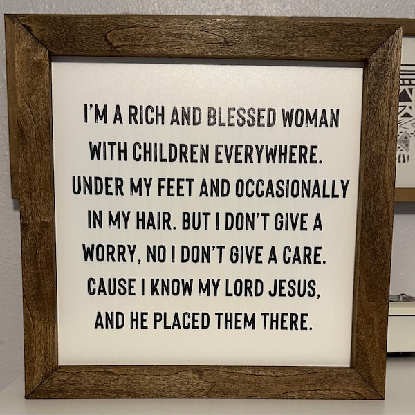 Custom Quote Sign for Home | Personalized Wood Framed Sign | Custom ...