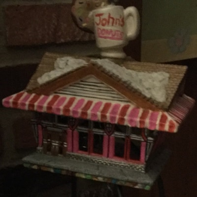 Ready to Paint or Hand Painted Ceramic Bisque Old Water Mill - Etsy