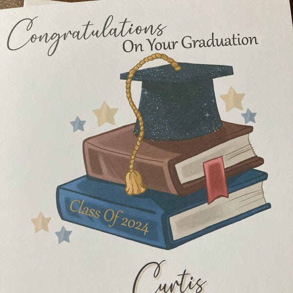 Personalised Prom Card on Your Prom Night School Prom Girls Teenager ...