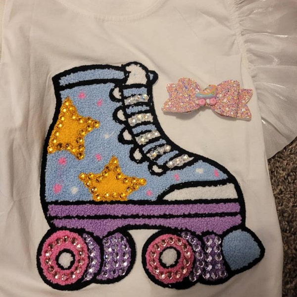 YELLOW EXCAVATOR DIGGER Glitter Bow, Black White Construction Vehicle ...