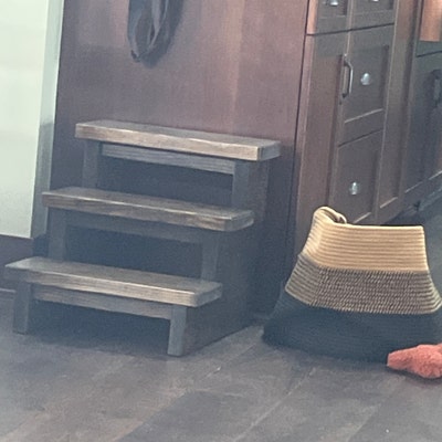 Three Step Stool Extra Large Step Stool - Etsy