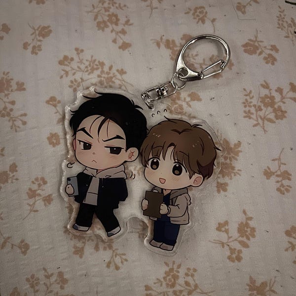 Jinx BL Keychains - Kim Dan, Joo Jaekyung, Boy Love Manhwa, Manga ...