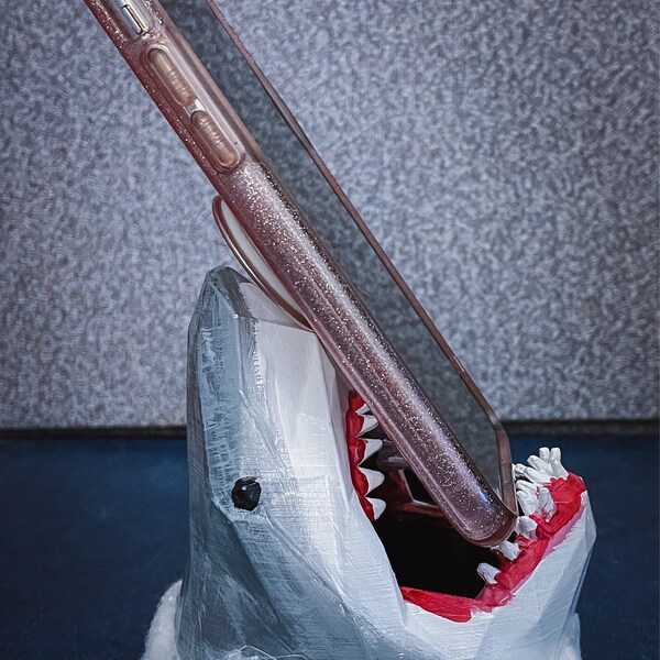 Shark/shark Head/phone Holder/shark Phone Holder/office Decor/jaws ...