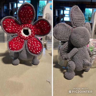 PDF Crochet Demogorgon Pattern, Amigurumi Demogorgon, Crochet Halloween ...