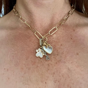 14K Gold Enhancer Charm Link Lock 14k Gold Enhancer 20 Pcs - Etsy