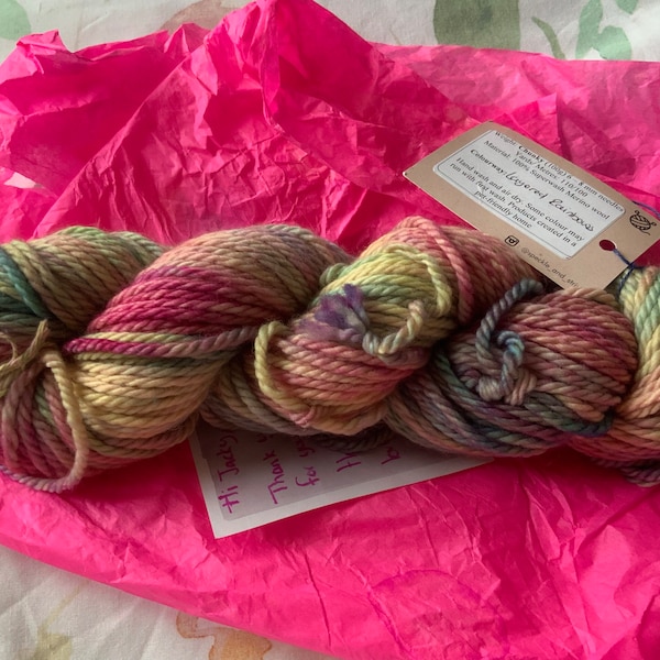 Ultra Bulky/super Chunky Merino Wool Yarn, Single Ply, Hand Dyed Yarn ...