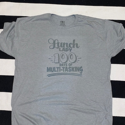 Lunch Lady SVG DXF JPEG Silhouette Cameo Cricut 100 Days of School Sign ...